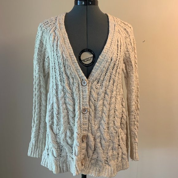Free People | Sweaters | Free People Size Small Cream Sweater | Poshmark